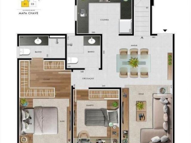 Apartamento à venda no Castelo