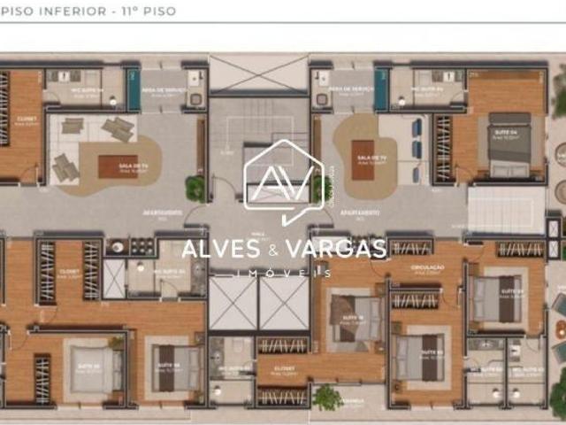 Apartamento à venda no Centro
