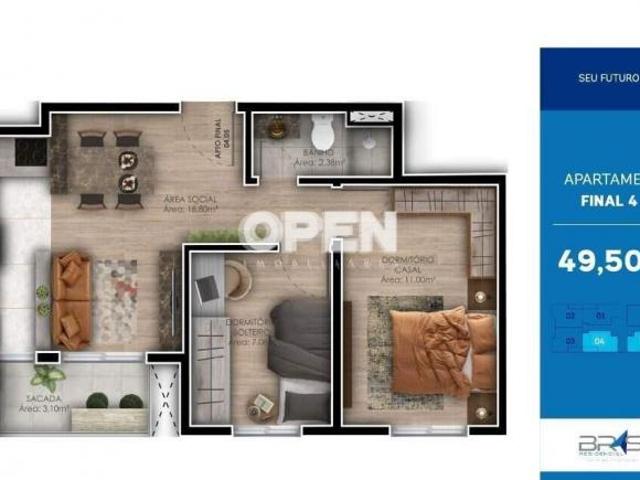 Apartamento à venda no Centro