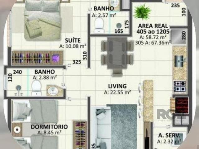 Apartamento à venda no Centro