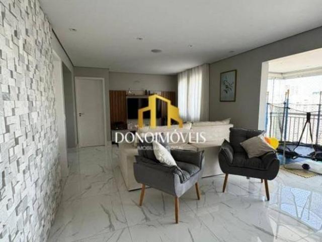 Apto a venda 123m, vista piscina, Cond. Domo Home SBC