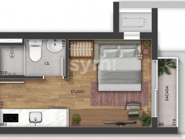 Apartamento à venda no Centro Cívico