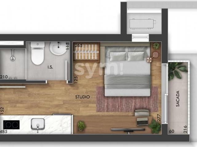 Apartamento à venda no Centro Cívico
