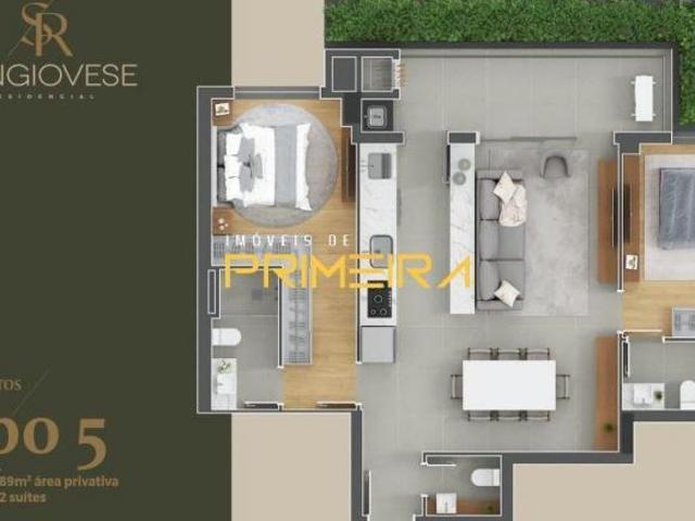 Apartamento à venda no Centro Cívico