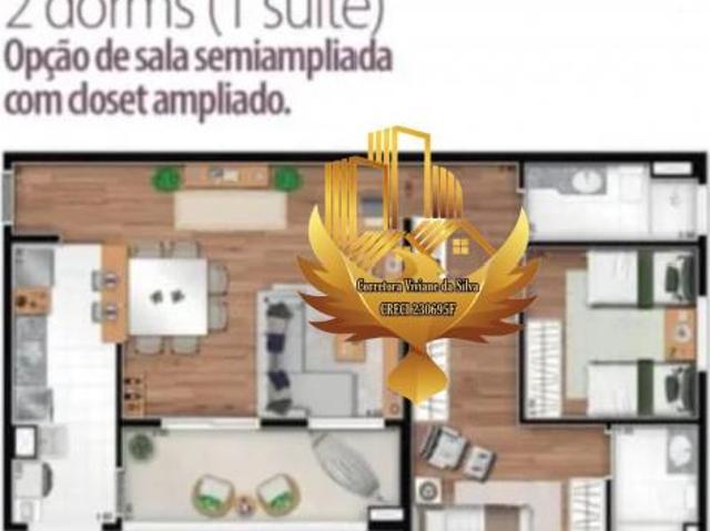Apartamento à venda no Centro de Taubaté SP: 2 quartos, suíte, sala, 2 banheiros, 1 vaga, 81m²!