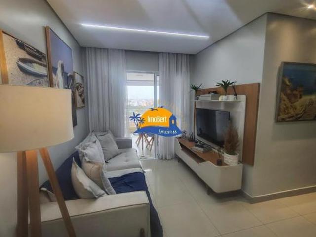 Apartamento à venda no Centro de Bertioga SP: 2 quartos, 1 suíte, 1 sala, 2 banheiros, 2 vagas de ga