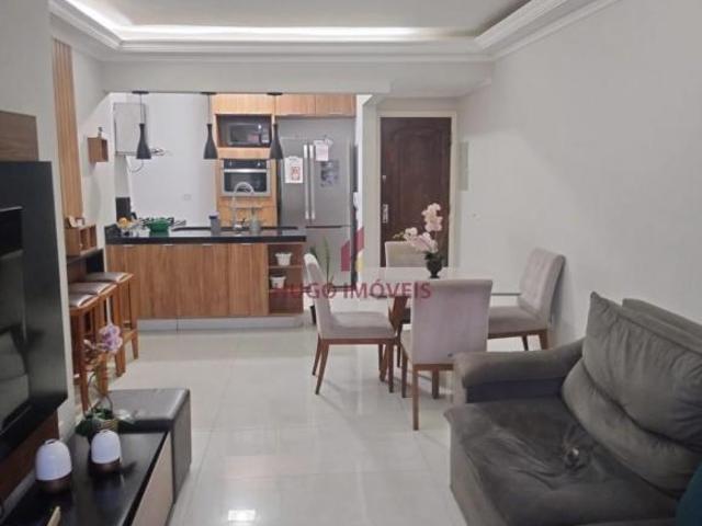 Apartamento à venda no Centro de São José dos Campos SP: 3 quartos, 2 salas, 1 vaga de garagem, 90m²