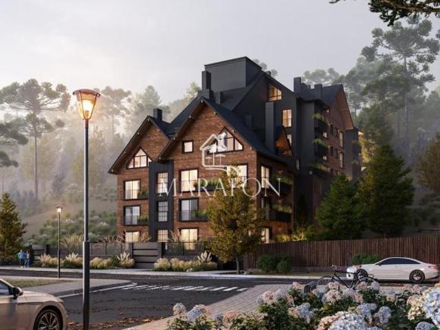 APARTAMENTO À VENDA NO CENTRO GRAMADO COM DUAS SUÍTE