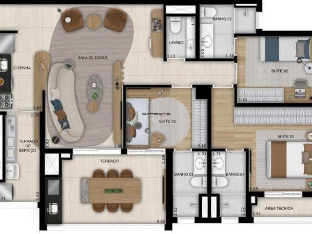 Apartamento à venda no Chácara Califórnia