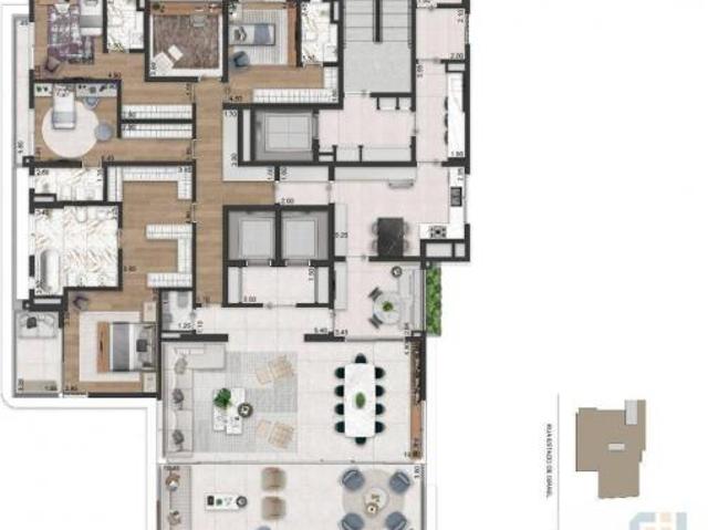 Apartamento à venda no Condomínio Casa Ibirapuera Residences
