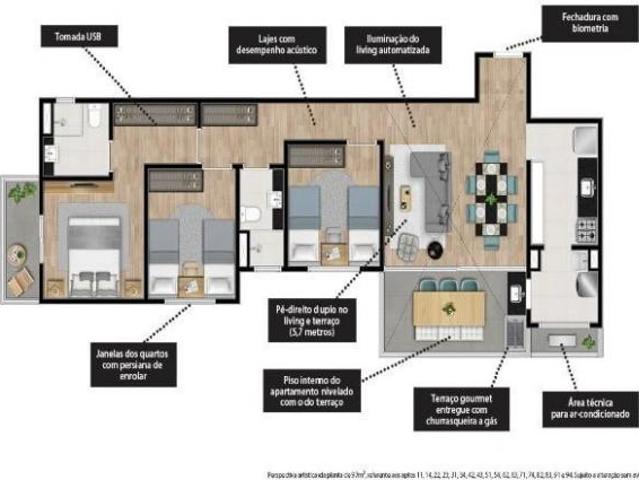APARTAMENTO À VENDA CONDOMÍNIO OPEN VIEW HORTO JARDIM FLORESTAL JUNDIAÍ/SP