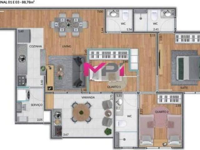 APARTAMENTO A VENDA NO CONDOMÍNIO LA SIERRA MEDEIROS JUNDIAÍ/SP