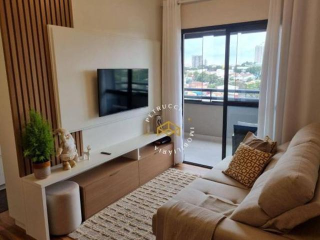 APARTAMENTO À VENDA NO CONDOMÍNIO MAESTRO CARLOS GOMES, LOCALIZADO NO BAIRRO SANTA CRUZ, EM VALINHOS