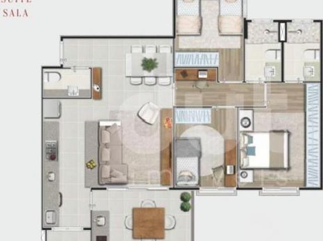 Apartamento a venda no Condomínio Noville Residencial, Swiss Park em Campinas/SP