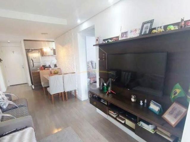 Apartamento à Venda no Demarchi – 2 Dormitórios, Sacada Envidraçada e Lazer Comp