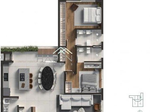 Apartamento à venda no EZA Living Dreamis 2 suíte