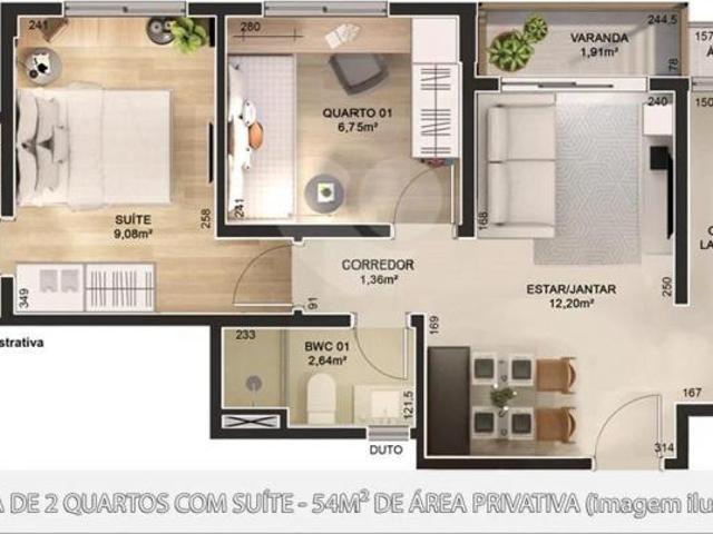 APARTAMENTO À VENDA NO ECOVILLE | ÓTIMA OPORTUNIDADE