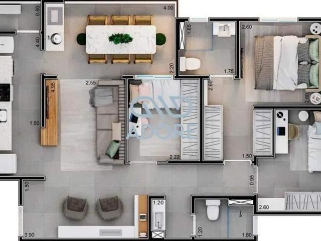 Apartamento á venda no Edifício Icaraí Parque Clube Salto/SP