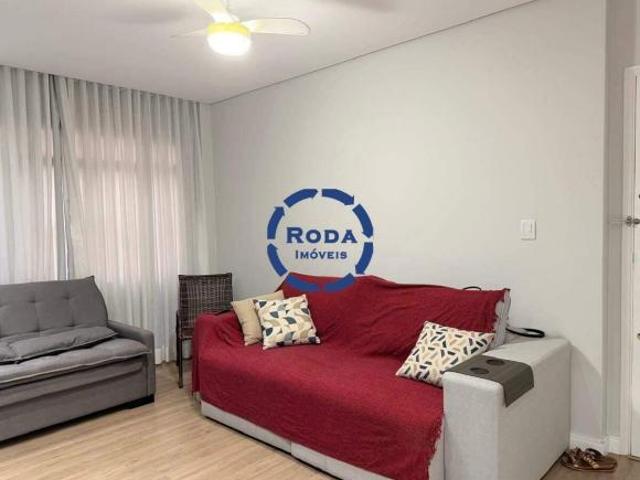 Apartamento à venda no Embaré – Santos | Porteira Fechada | Frente à Praia