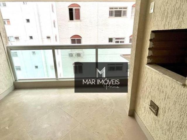 Apartamento à venda no Guarujá, na praia das pitangueiras, sacada gourmet, 02 vagas de garagem e la
