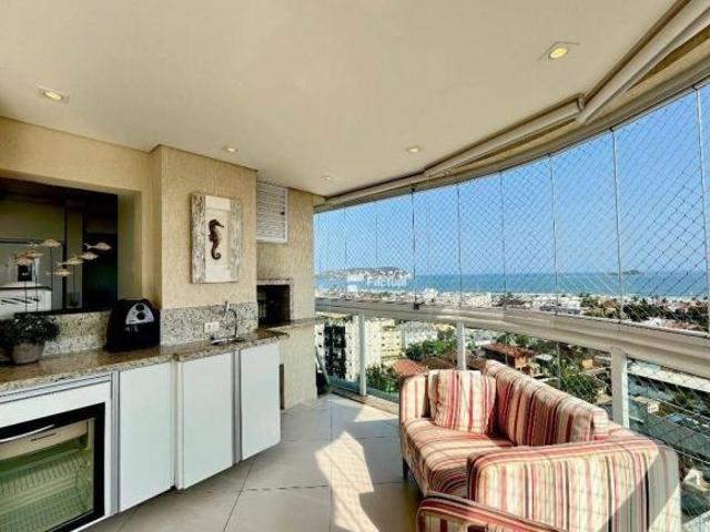 Apartamento à venda no Guarujá Região Brunella Vista para o Mar