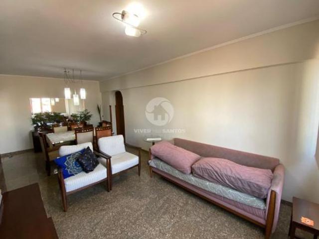 APARTAMENTO A VENDA NO GONZAGA 03 DORMITÓRIOS + DEPENDENCIA E 02 VAGAS