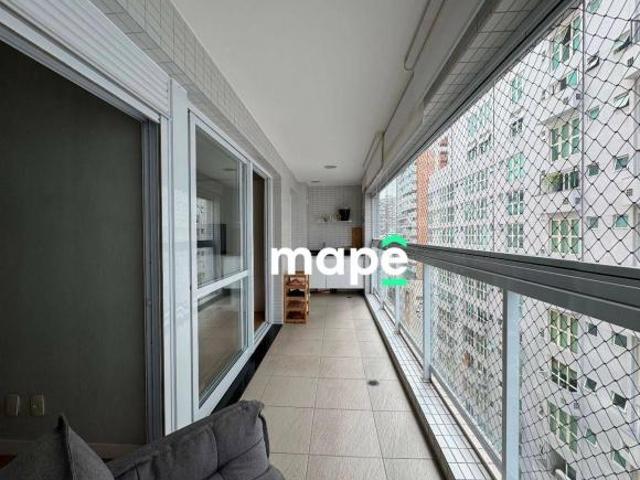 Apartamento à venda no Gonzaga – 2 Dormitórios 1 Suíte, varanda gourmet | Porteira Fechada | Ed. L