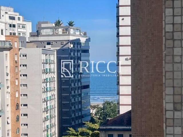Apartamento à venda no Gonzaga, Santos SP: 2 quartos, 1 suíte, 2 salas, 2 banheiros e 100m² de área