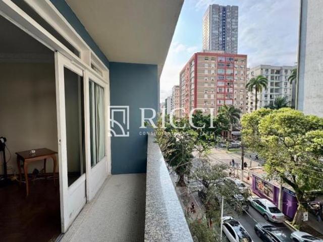 Apartamento à venda no Gonzaga, Santos SP: 3 quartos, 3 salas, 3 banheiros, 1 vaga, 147,98 m² de áre