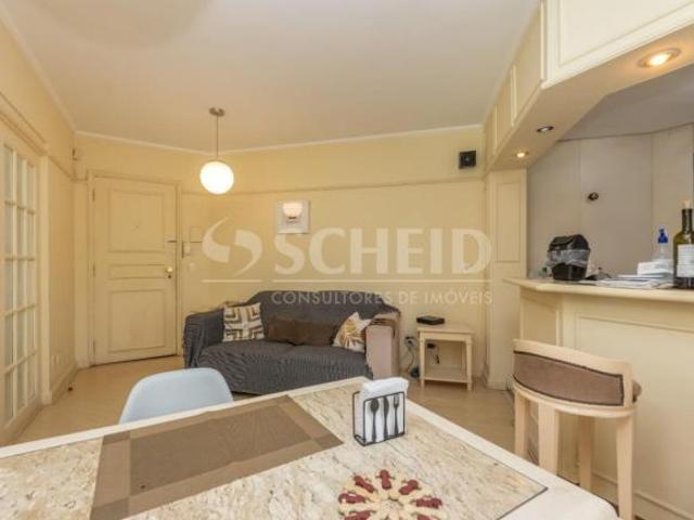 Apartamento á Venda no Itaim Bibi com 40m², 1 quarto, 1 vaga