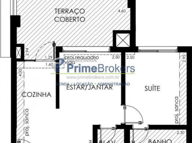 Apartamento a venda no Ipiranga, 1 suíte, 46m e 1 vaga de garagem