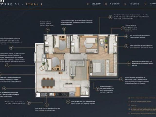 Apartamento à venda no Jardim Aquárius