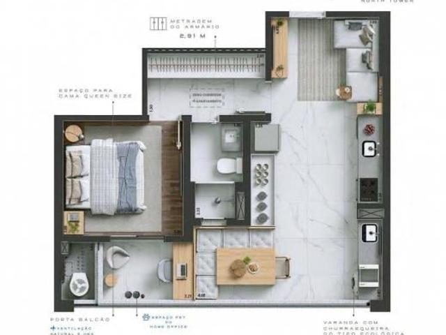 Apartamento à venda no Jardim das Colinas