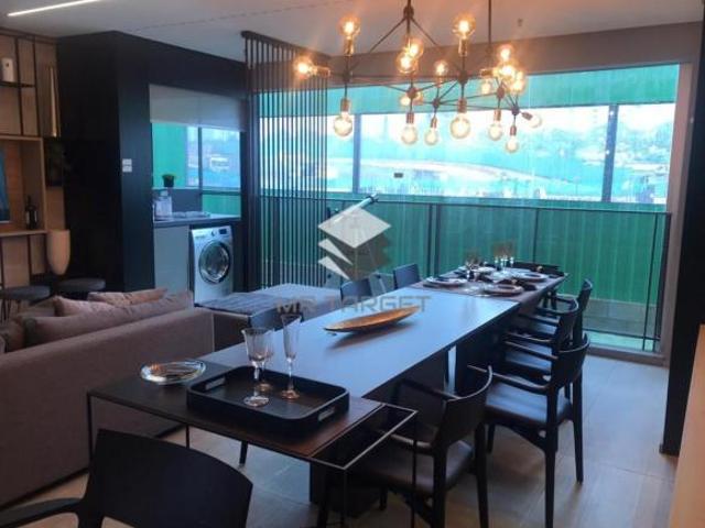 Apartamento a venda no Jardim das Acácias, 2 dormitórios, 1 suíte, 2 vagas, 78m², próximo ao Hotel Í