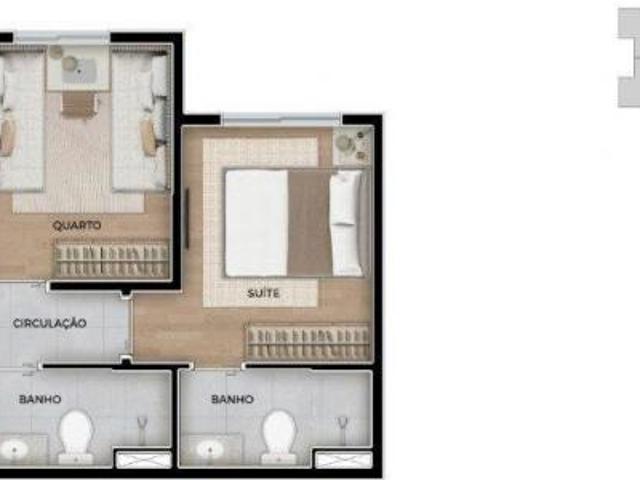 Apartamento à venda no Jardim das Indústrias
