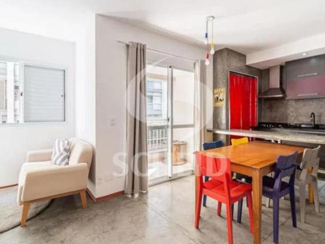 Apartamento à Venda no Jardim Paulista com 48m², 1 dormitório e 1 vaga