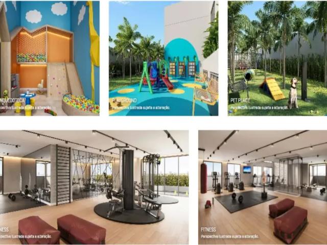 Apartamento a Venda no Level Brooklin com 36m2, 1 Quarto e 1 Vaga de Garagem