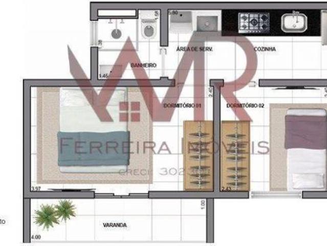Apartamento à venda no Quinta da Paineira
