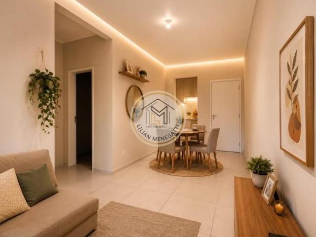 Apartamento a Venda no Reserva do Japi, Gramadao, Jundiai, 51m², 2 Dormitorios, Planejados e Vaga Co