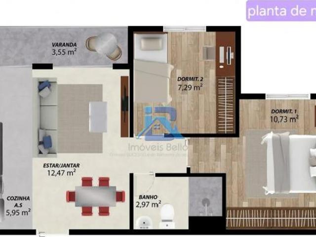 Apartamento à venda no Residencial Buritis