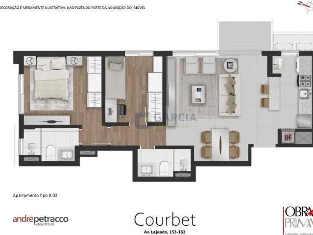 Apartamento à venda no Residencial Gustave Courbet no bairro Petrópolis