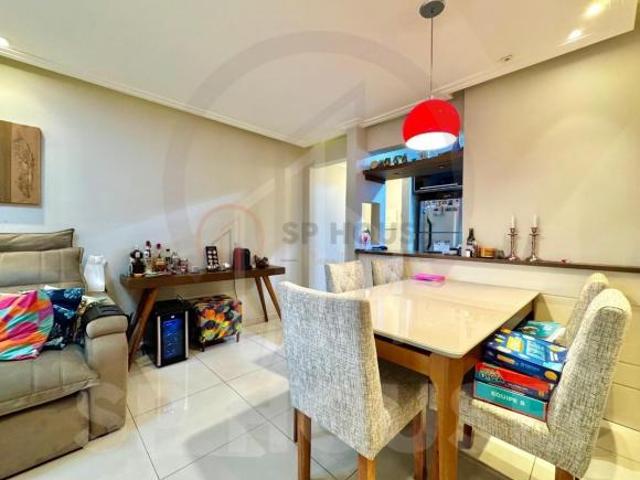 Apartamento a venda no Sacomã, 75m², 3 quartos sendo 1 suíte, 2 vagas, varanda gourmet e condomínio