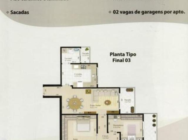 Apartamento à venda no Santa Catarina
