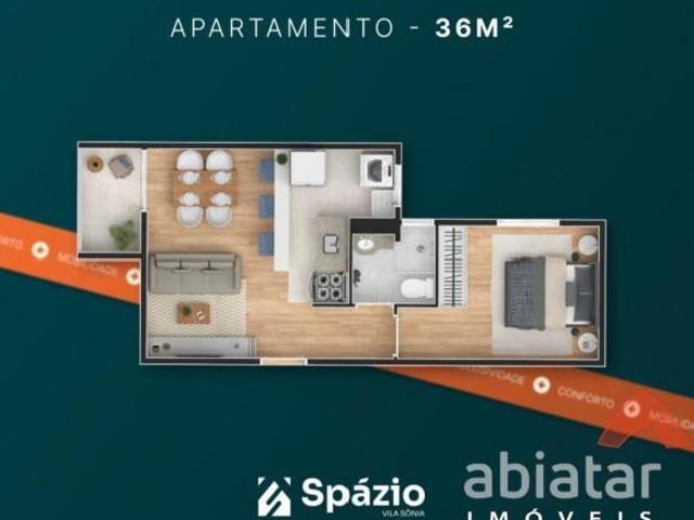 Apartamento à venda no Spazio Vila Sônia São Paulo/SP 36m² 1 dormitório