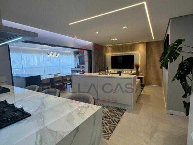 Apartamento à Venda no Tatuapé 110m2 2 dormitórios 2 suítes 2 vagas de garagem