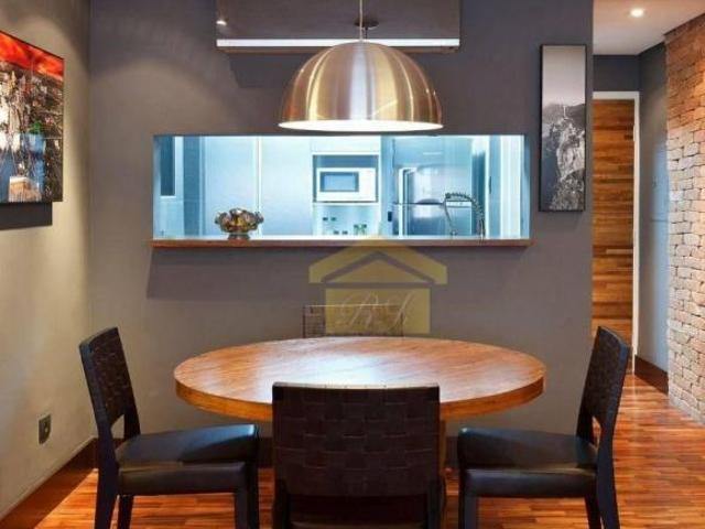 Apartamento à venda ou locação no Itaim Bibi com 99 m², renovado 1 Quarto