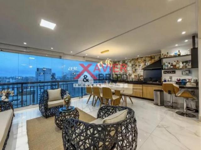 Apartamento à venda, alto padrão no Tatuapé, 123m2, varanda gourmet e lazer completo