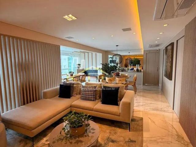 Apartamento à venda Alto Padrão Totalmente Mobiliado Vl Leopoldina, 141 metros, 3 suites, 4 vagas f
