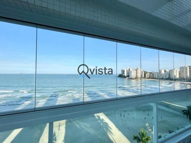 Apartamento à venda, beira Mar, nas Astúrias no Guarujá, SP | Q Vista Intelig.
