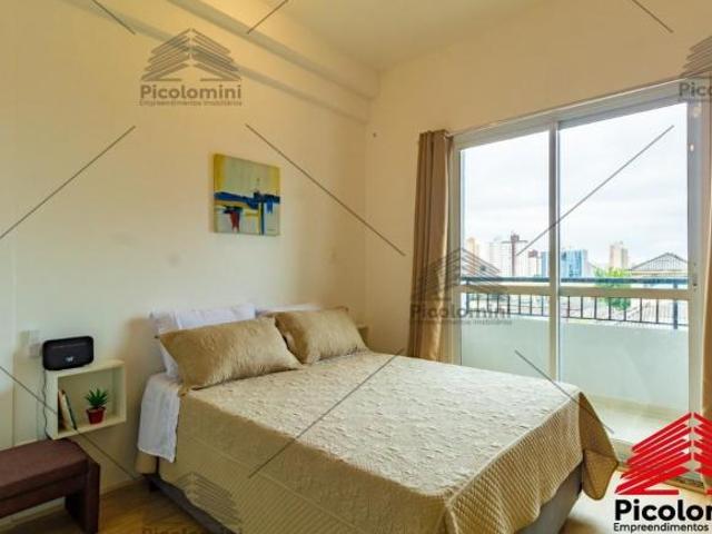 Apartamento à venda Belenzinho Mobiliado: 1 quarto, sala com cozinha integrada, armários planejados